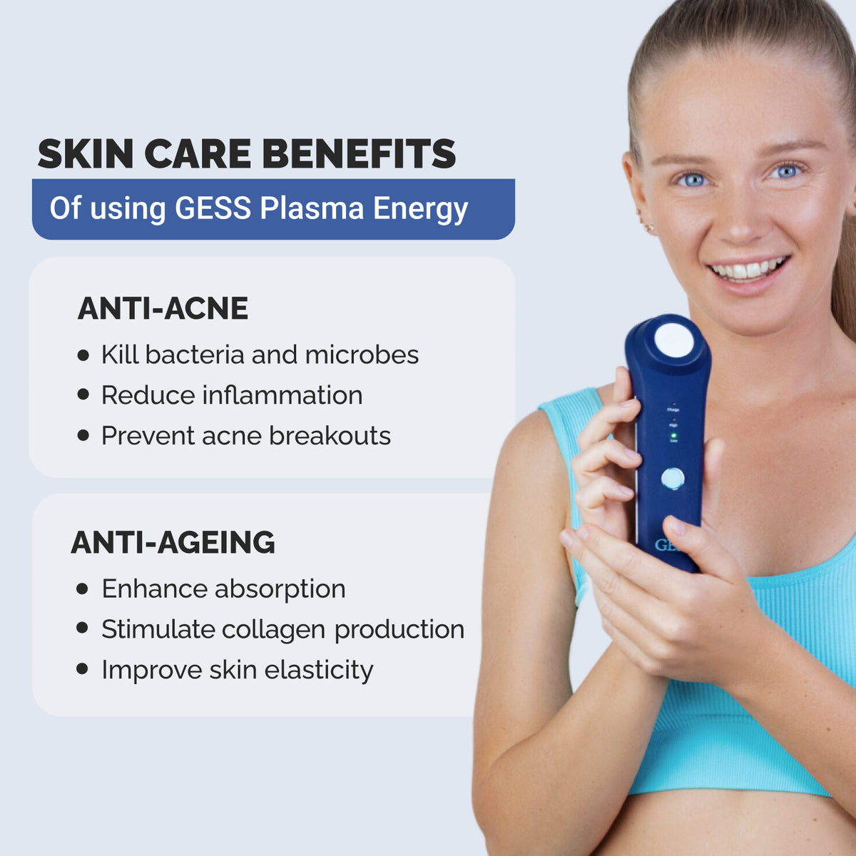 GESS Plasma Energy Skin Care Device – Gessmarket